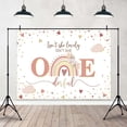 10x7ft Boho Rainbow 1st Birthday Party Backdrop Little Miss Onederful ...
