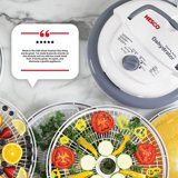 Nesco Professional 600W 5-Tray Food Dehydrator FD-75PR with Adjustable ...