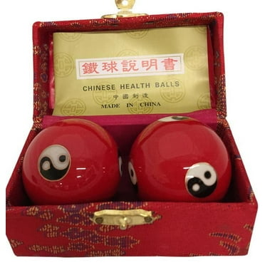 Blackish Jade Green Marble Stone Chinese Healthy Exercise Massage ...