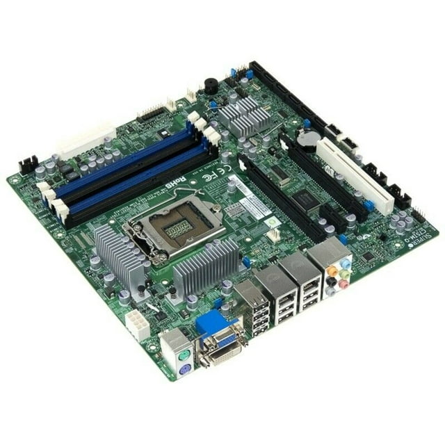 Supermicro C7SIM-Q Motherboard, Micro ATX, Intel Q57, Single Socket H ...