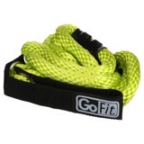 GoFit Stretch Rope with Training Manual – Stretching Strap with Loops ...