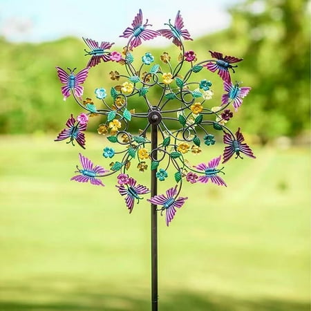 Dinohhi Unique Magical Metal Windmill Sculptures Move With Wind Lawn ...