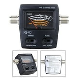 RS-40 Power SWR Meter For HAM Mobile Radio UHF VHF 144/430MHz 200W ...