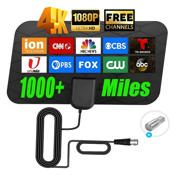 Cables Direct Online Indoor HDTV Antenna with 20dB Amplifier, 4K ...