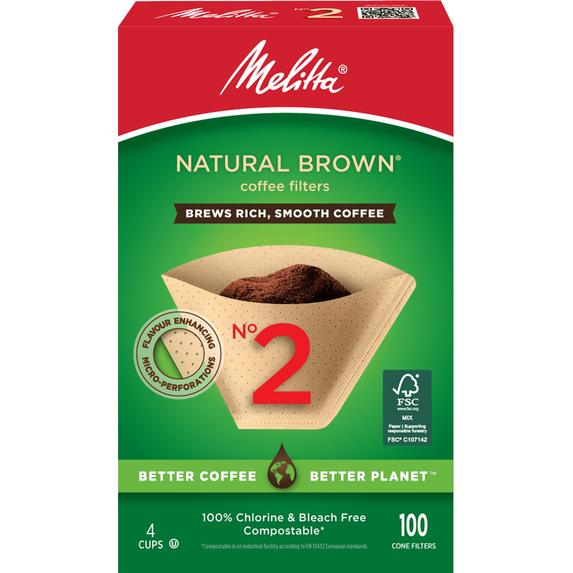 Click here for Melitta Natural Brown #2 Coffee Filters prices