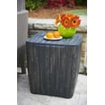 Keter Luzon Flexitone Side Table, Graphite Wood Look - Walmart.com