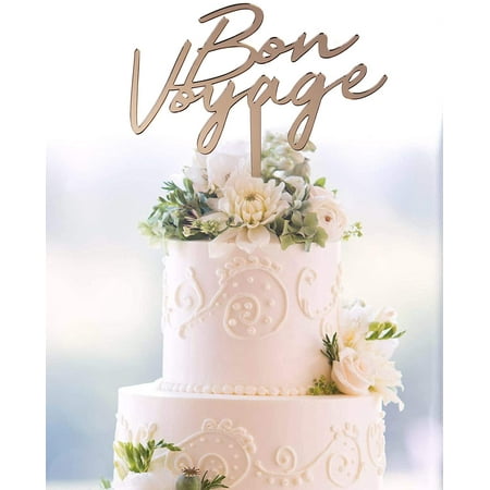 Starsgarden Bon Voyage Cake Topper,Going Away, Moving Away, Travel ...