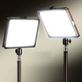 Jesscasday LED Photo Studio Lights 2700-6000K Adjustable Brightness USB ...