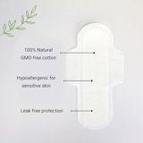 Veeda Natural Cotton Night Pads for Women - Overnight Heavy Flow ...