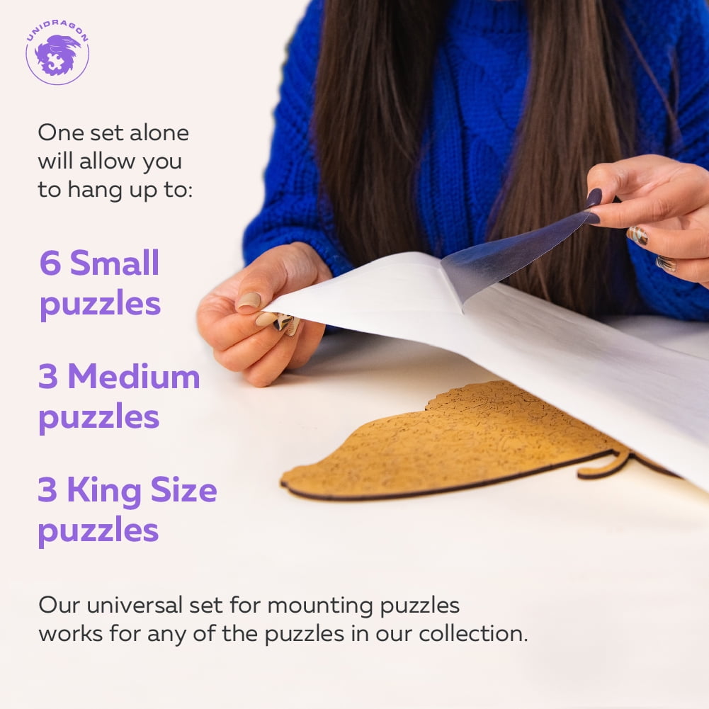 UNIDRAGON Puzzle Saver Wall Mounting System For KS, S and M Sizes ...