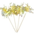 Kiskick Glittering Happy Birthday Cake Toppers 5pcs Colorful Diy