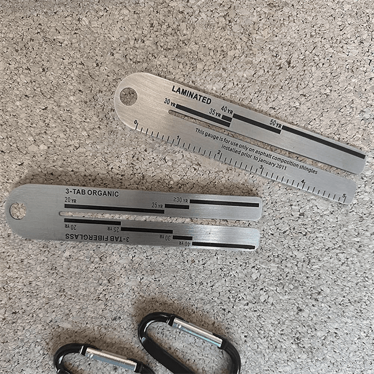 Shingles Roofing 5-Pack Roof Shingle Gauge Tool - 4/09 Pitch Gauge For ...