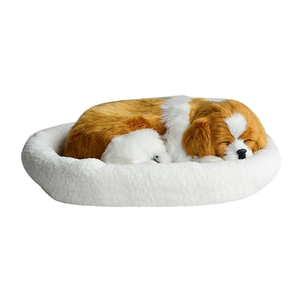 Click here for Generic Realistic Sleeping Plush Breathing Dog Fur... prices