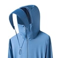 Ceisia Men's UPF 50+ Sun Protection Hoodie Jacket Full Zip Long Sleeve ...