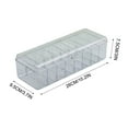 Floleo Photocard Storage Box Transparent Photo Card Storage Box ...