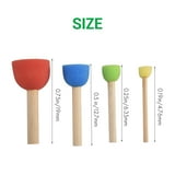 Foam Pouncer Assortment-Sponge Painting Stippler Set 24/-Foam Brush ...