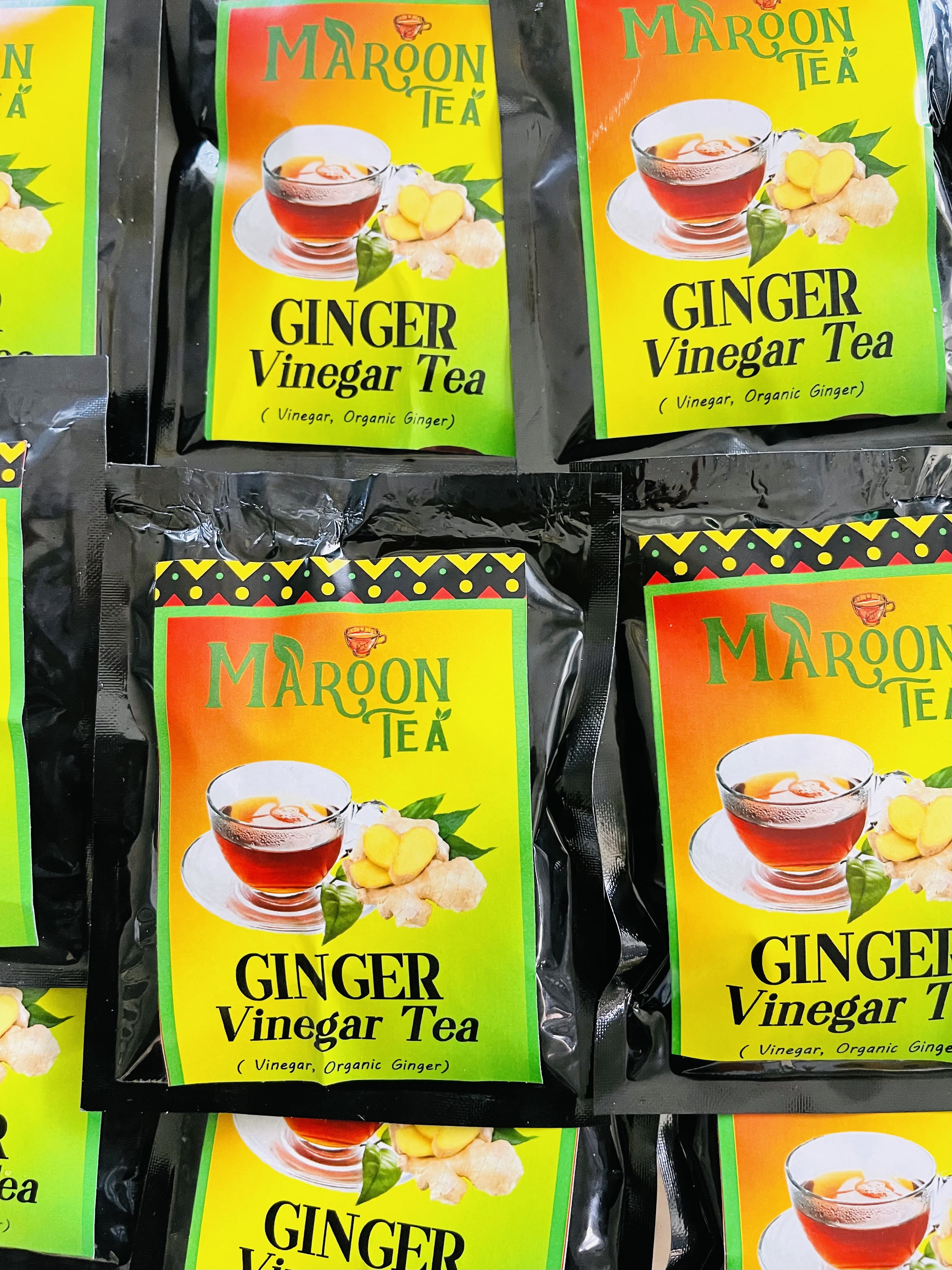 7 Large Packs Organic Ginger Lemon Vinegar Liquid Tea - Walmart.com