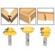 Yonico 3Pc. Jointing Router Bit Set -Lock Miter, Glue Joint, Drawer ...