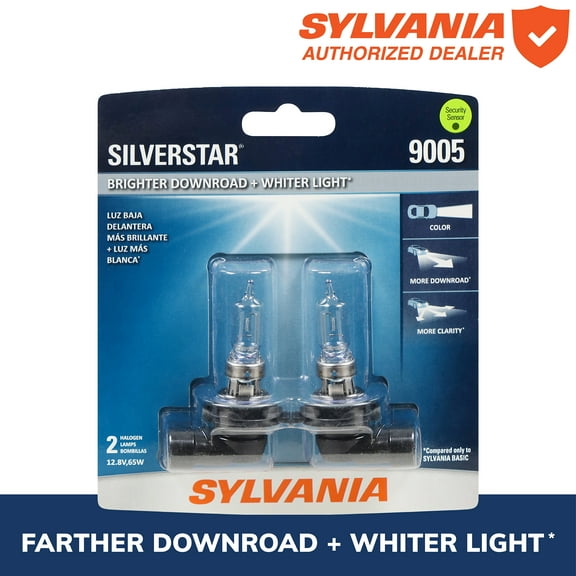 Sylvania SilverStar ULTRA Halogen Headlight Bulb, Brightest Night ...