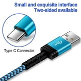 Type C Charger Block,with 3A Android Charger Fast Charging Cable 6FT 5V ...