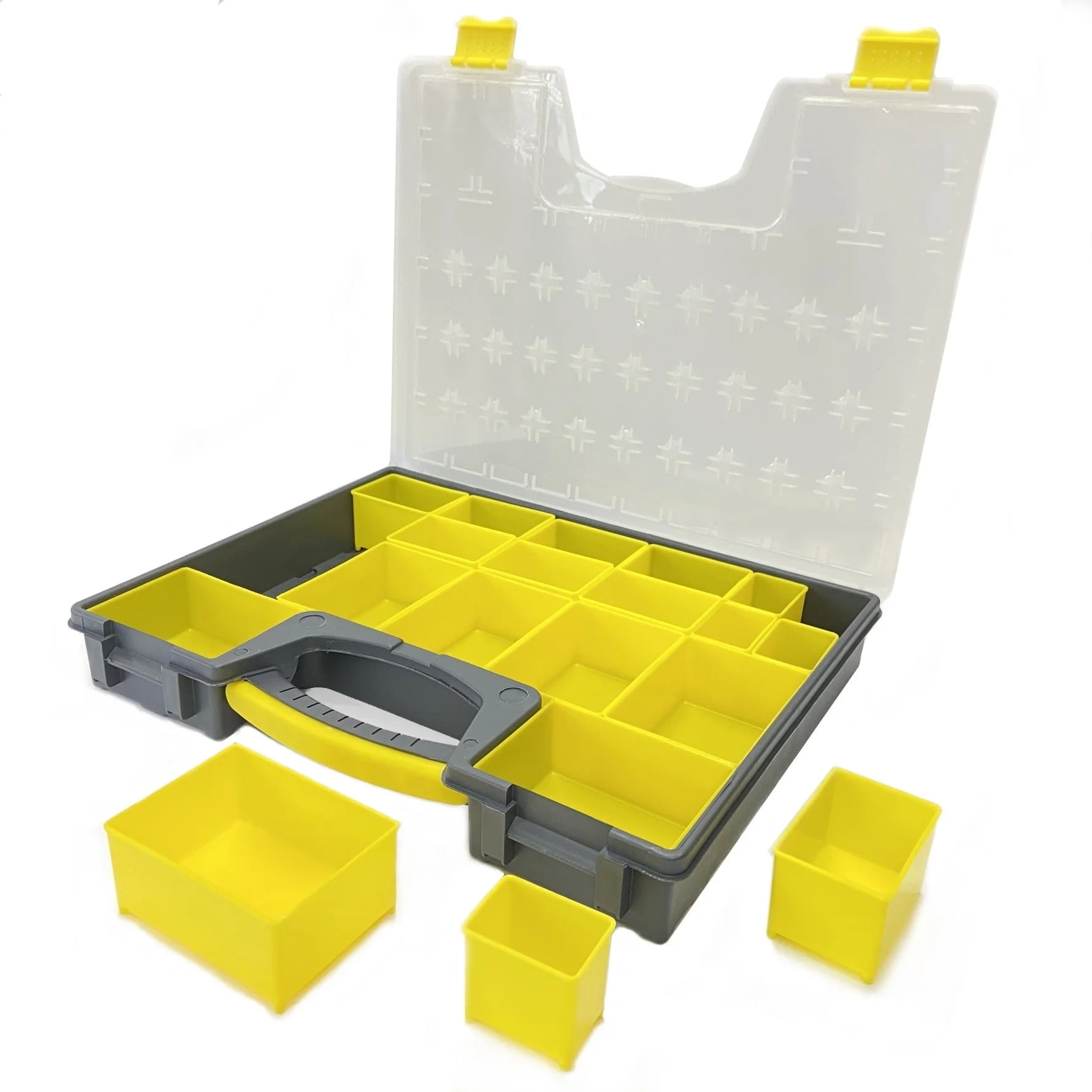 DURATOOL Hardware Organizer Storage Box with 19 Removable Compartments ...