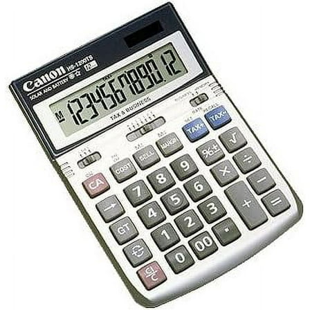 Canon TS1200TG Desktop Calculator, 12-Digit LCD - Walmart.com