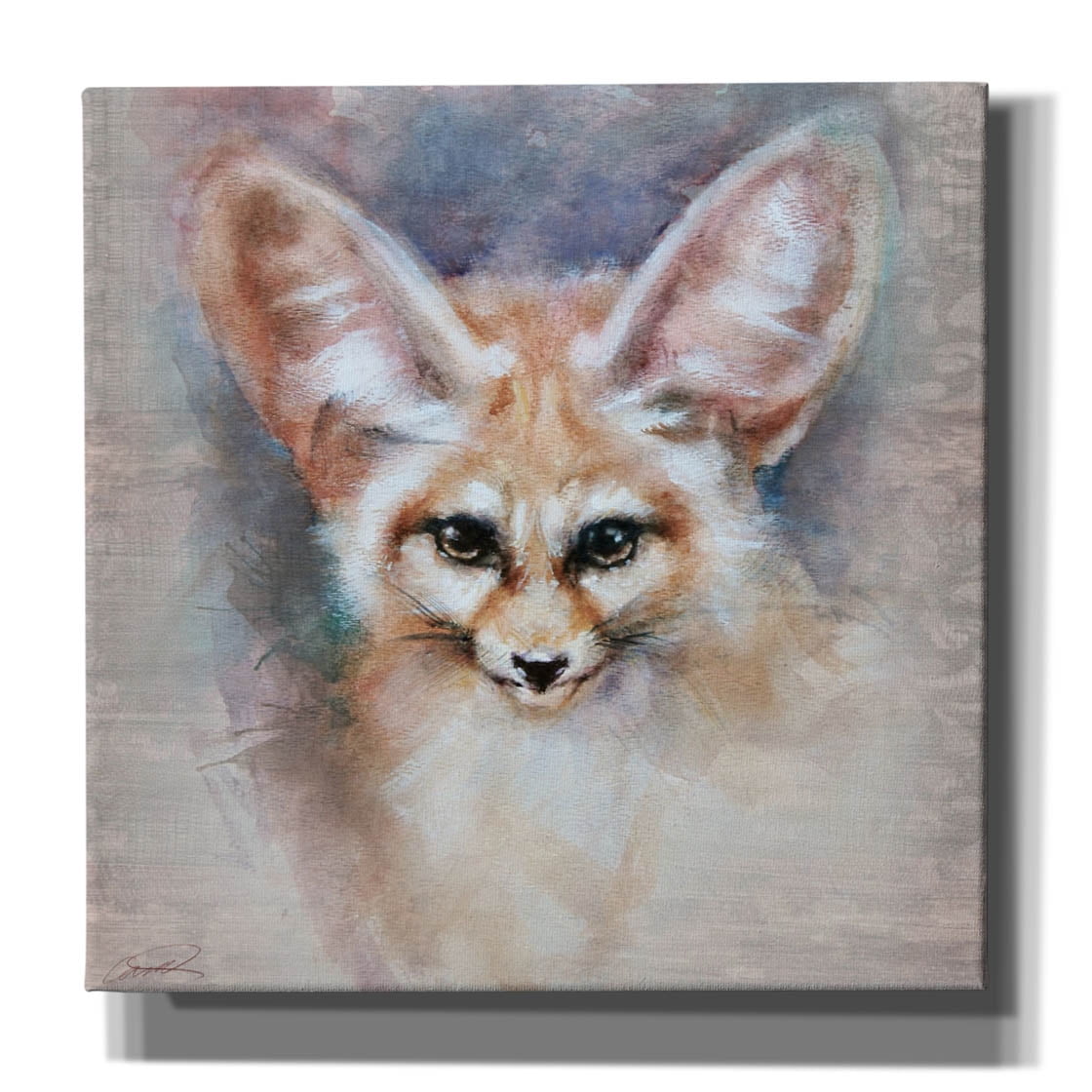 Epic Graffiti 'Fennec Fox Filigree' by Robert Campbell, Canvas Wall Art ...