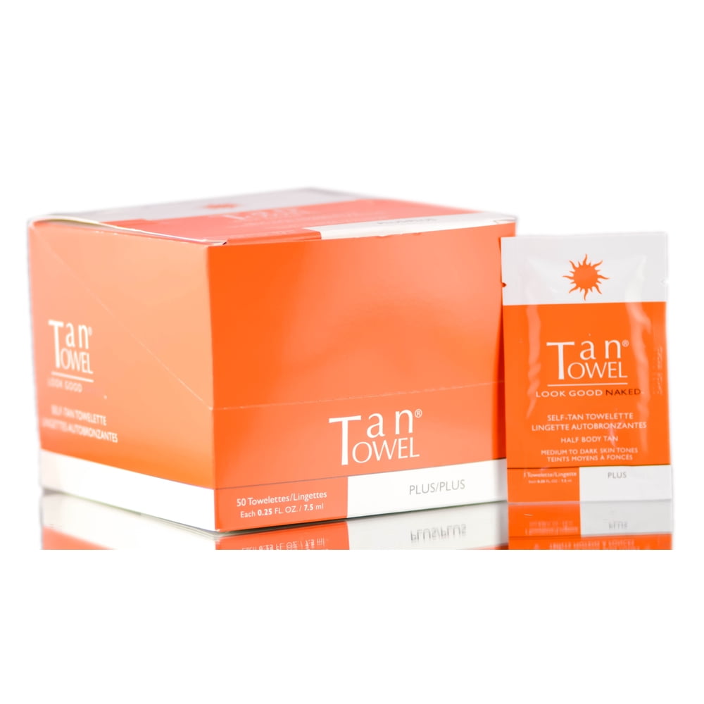 Tan Towel - TanTowel Self-Tan Towelette - Half Body Application (Plus ...