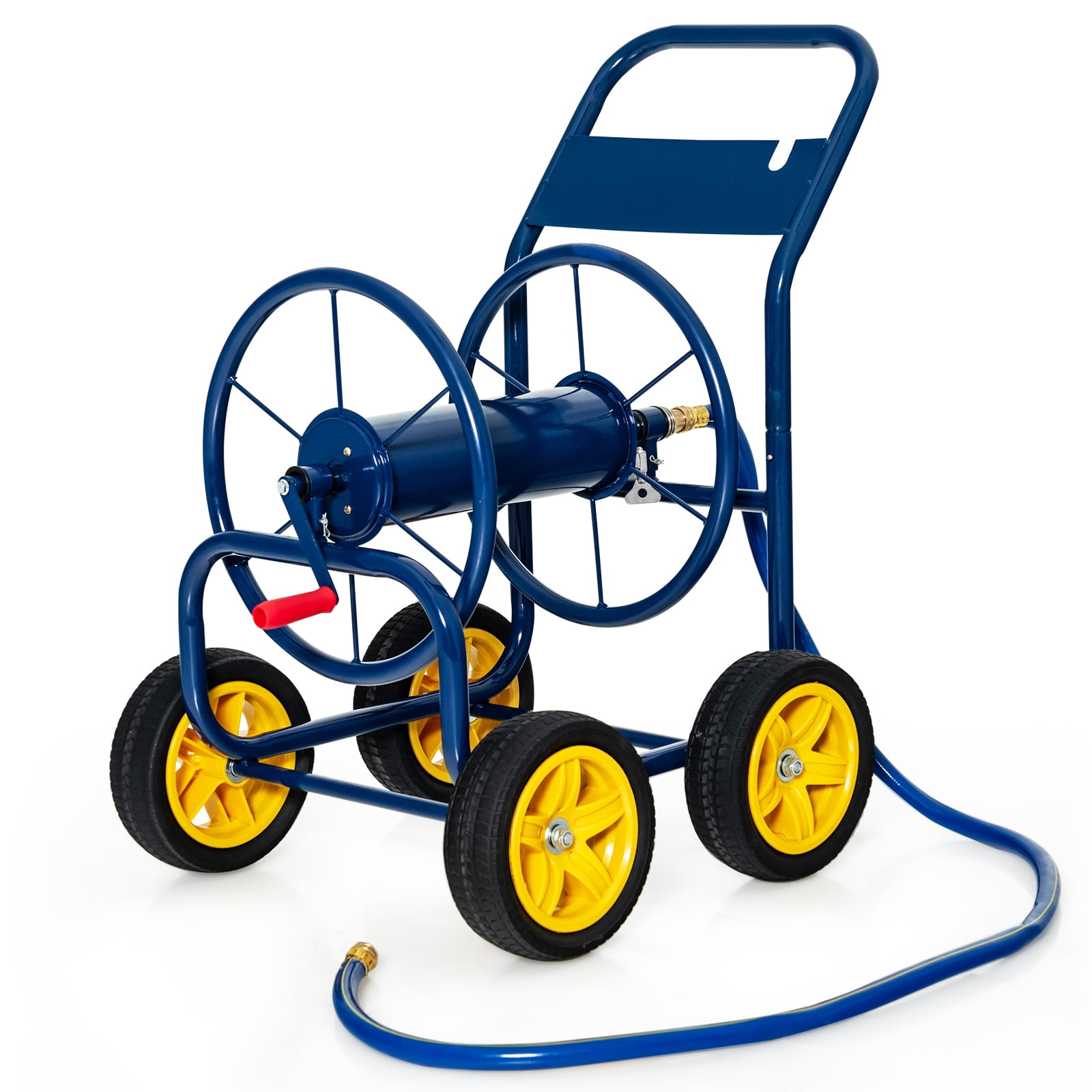 Click here for Topbuy 4-Wheel Garden Water Hose Reel Cart  Heavy... prices