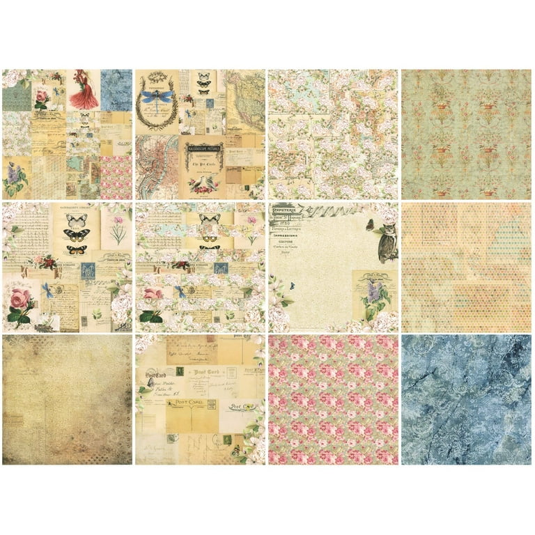 Vintage Scrapbook Paper Patterns