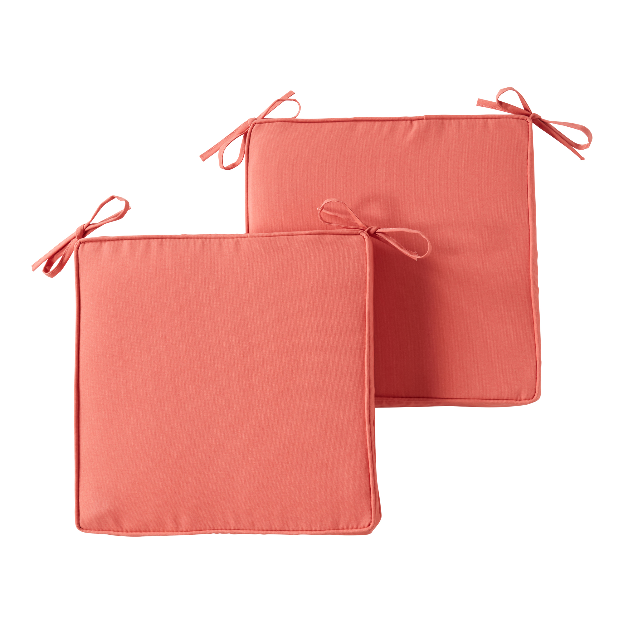 Greendale Home Fashions 18" x 18" Coral Square Outdoor Chair Pad (Set ...