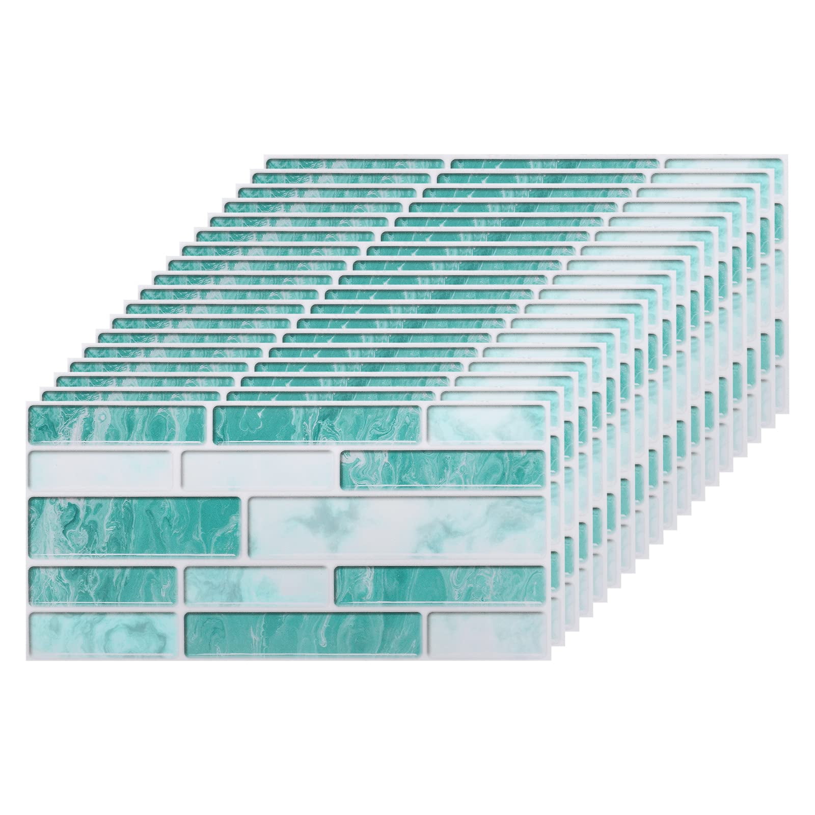 27 Sheets Peel and Stick Backsplash Wall Sticker - 7.87"x3.94 ...