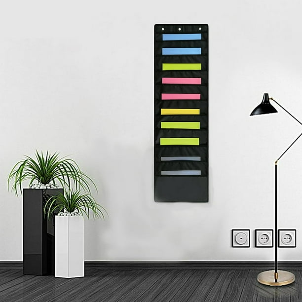 HAOAN Storage Pocket Charts Hanging Wall File Organizer Storage Pocket ...