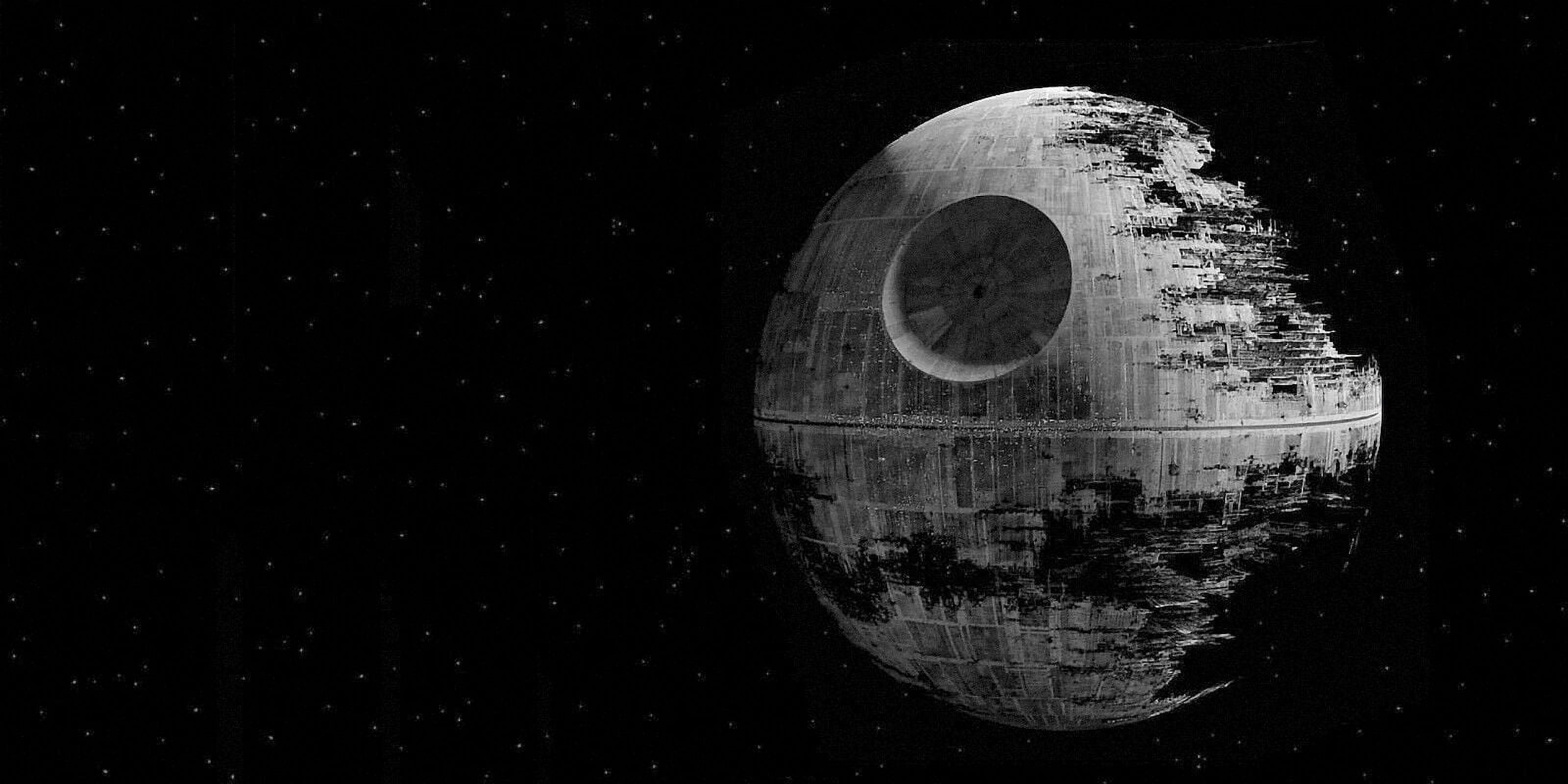 Death Star Black And White