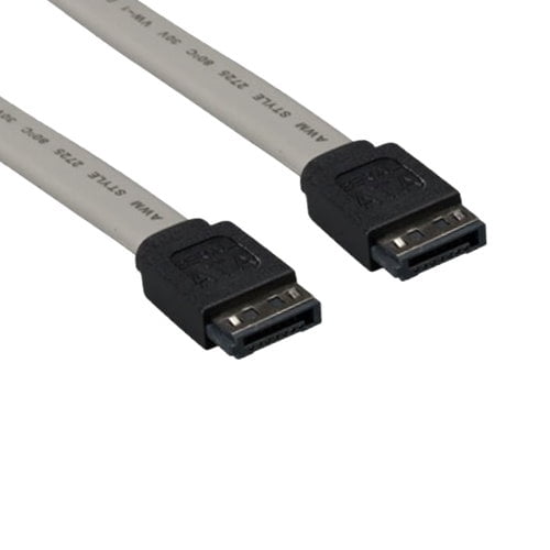 Kentek 1.5 Feet FT External SATA eSATA Device Data Cable Cord 26 AWG 7 ...