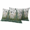 Country Flower Butterfly Dragonfly Waterproof Throw Pillow Covers Set ...