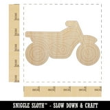 Dirt Bike Off-road Motorcycle Vehicle Wood Shape Unfinished Piece ...