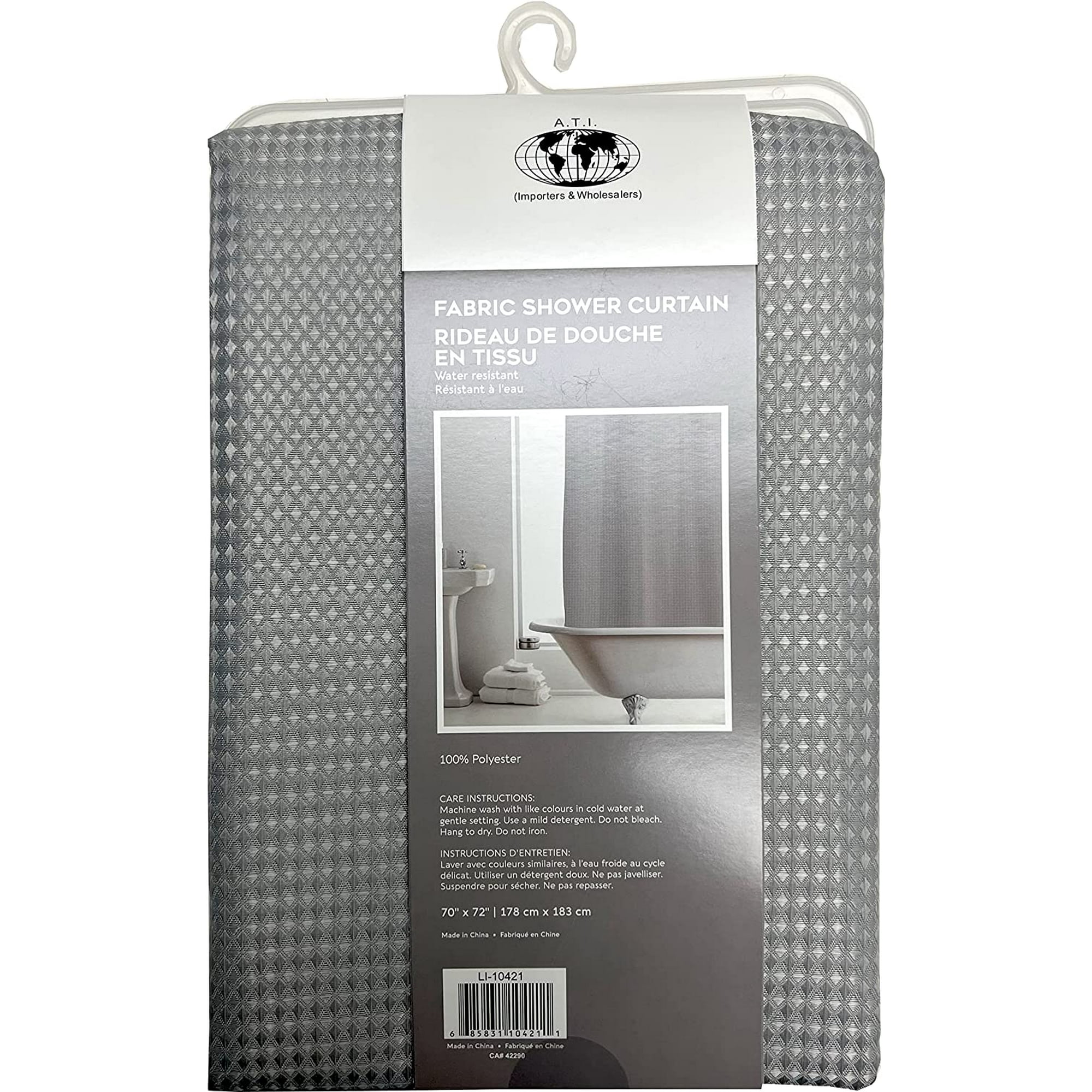 Click here for A. T.I Shower Curtain Fabric With Waffle Pattern 7... prices