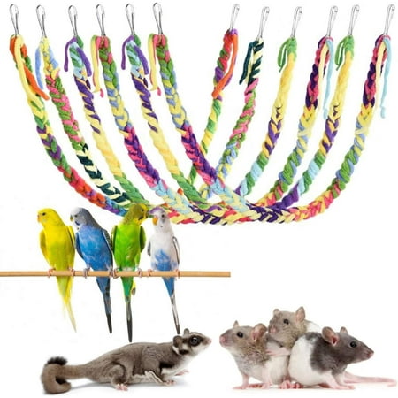 YDJKET Rodent Climbing Rope Toy Rope Bridge for Small Animals Hanging ...