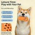 Peanut Shaped Squeaky Dog Toy, Tpr Bite Resistant Chew Toy With Treat ...