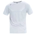 BSDJILFG Mens Quick Drying T-Shirts Summer Mesh Breathable Workout Top ...