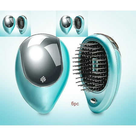 Electric sound wave vibration magnetic massage comb portable negative ...