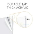 KastLite 1/4" Thick Clear Acrylic Sheet | 12" x 12" | Lightweight ...