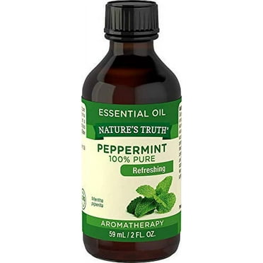 Nature's Truth, 100% Pure Peppermint Essential Oil, Aromatherapy, 15ml ...