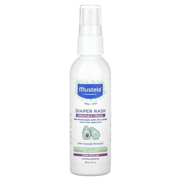 Mustela Baby 123 Diaper Rash Cream, Skin Protectant with Natural ...