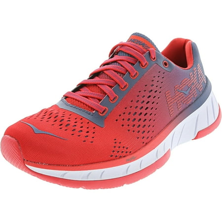 Hoka One Women's Cavu Vintage Indigo / Hibiscus Ankle-High Mesh Running ...