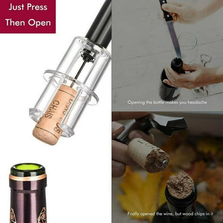 New Practical Red Wine Bottle Opener Cork Remover Air Pump Pressure ...