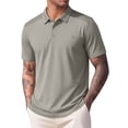 Ceisia Men Shoulder Panel Small Embroidery Logo Short Sleeve Collar ...
