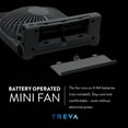 TREVA 5 Inch Portable & Foldable Battery & USB Operated Desk Fan, Two ...
