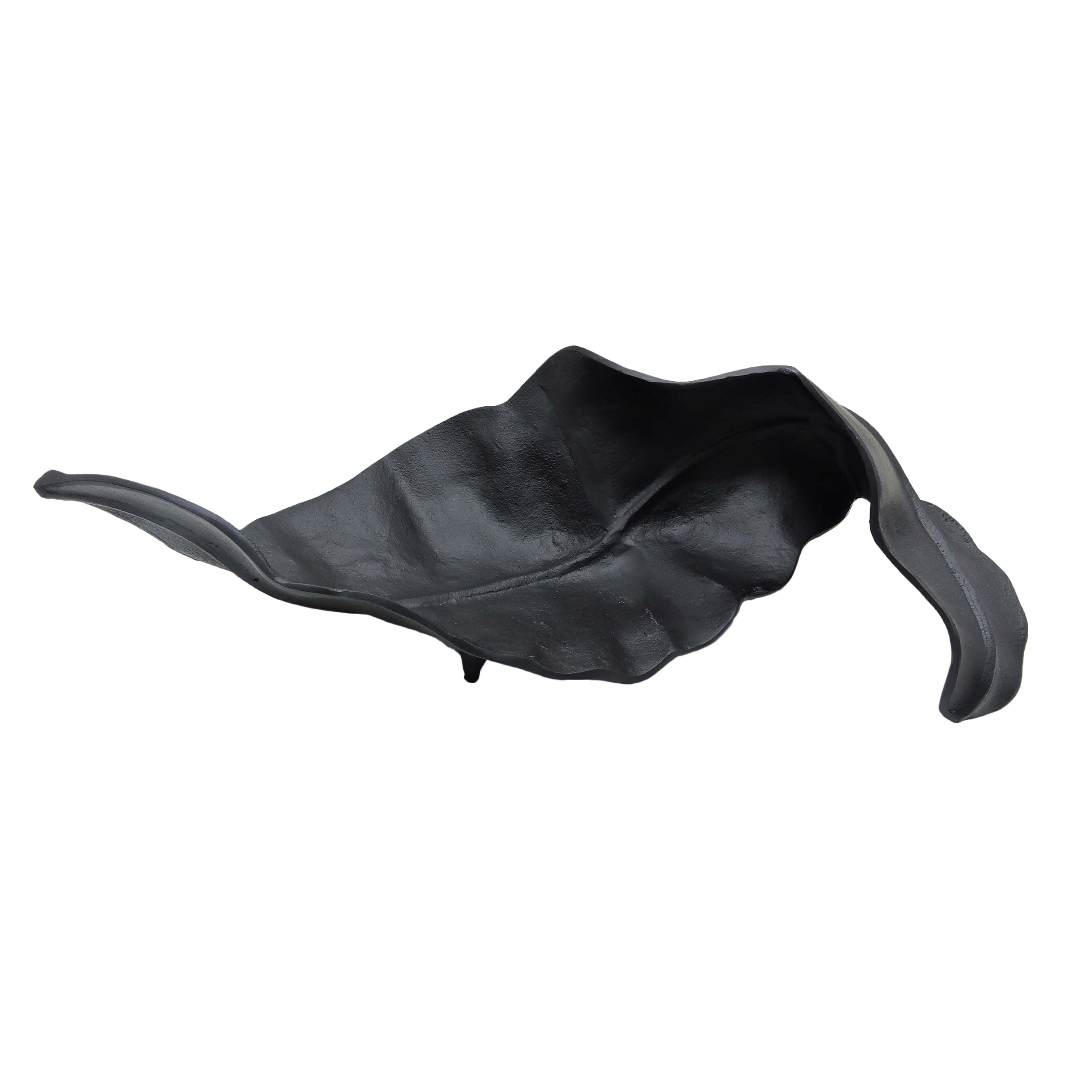 Sagebrook Home Metal 22" Curled Leaf, Black - Walmart.com